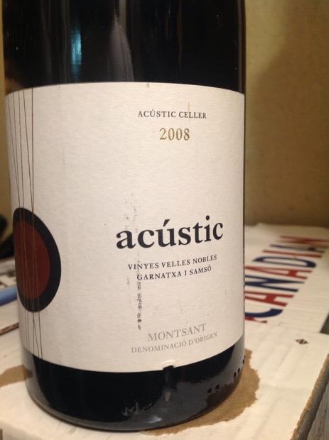 2008 Acústic Celler Montsant Acústic Blanc, Spain, Catalunya, Tarragona ...