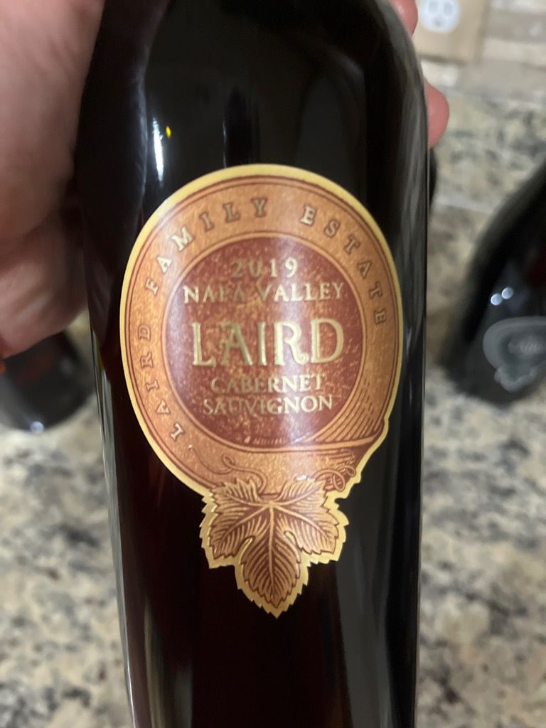 2019 Laird Family Estate Cabernet Sauvignon, USA, California, Napa ...