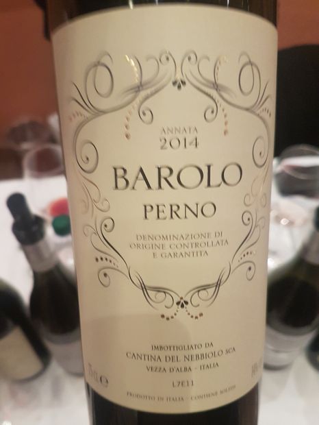 2017 Cantina del Nebbiolo Barolo Perno, Italy, Piedmont, Langhe, Barolo ...