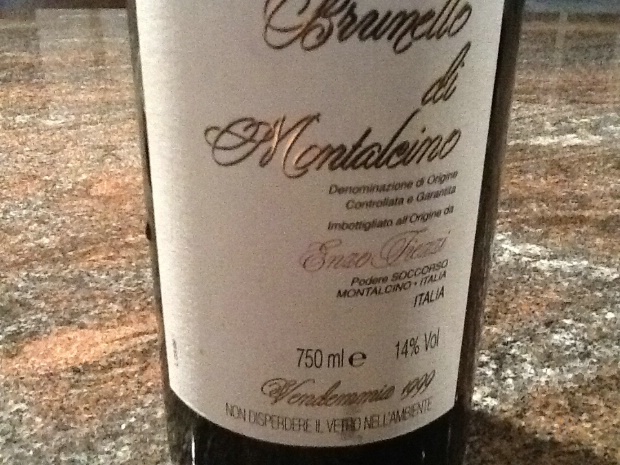 1999 Enzo Tiezzi Brunello di Montalcino Vigna Soccorso, Italy, Tuscany ...