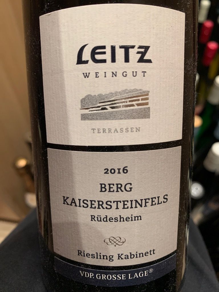 2016 Weingut Josef Leitz Rüdesheimer Berg Kaisersteinfels Riesling ...