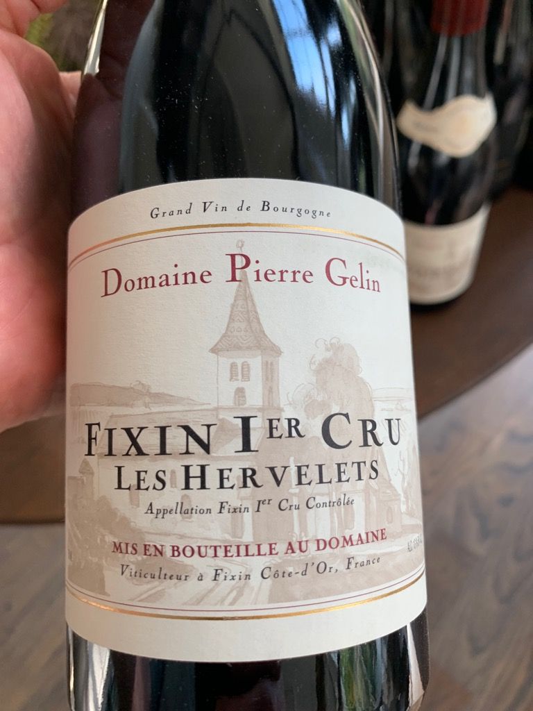 2016 Domaine Pierre Gelin Fixin 1er Cru Hervelets, France, Burgundy ...