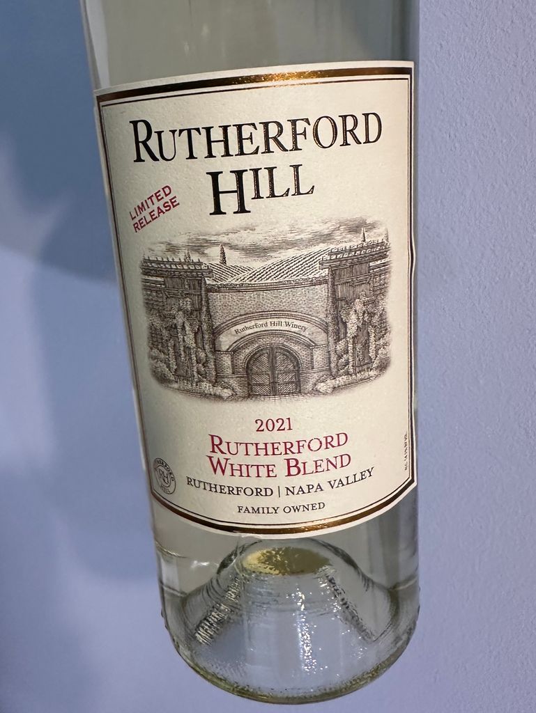 2021 Rutherford Hill Rutherford White Blend, USA, California, Napa ...