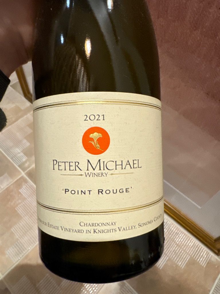 2021 Peter Michael Chardonnay Point Rouge, USA, California, Sonoma County, Knights Valley ...