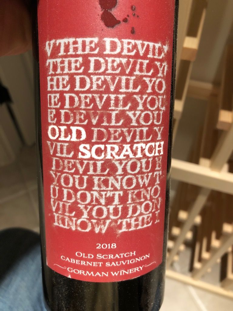 2018 Gorman Winery Cabernet Sauvignon Old Scratch, USA, Washington ...