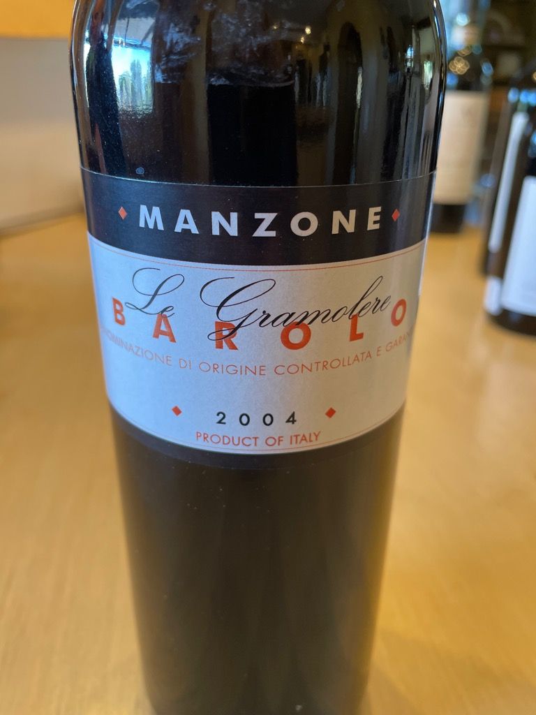 2004 Giovanni Manzone Barolo Le Gramolere, Italy, Piedmont, Langhe ...