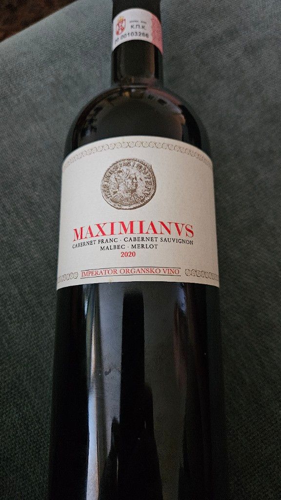 2020 Imperator Vino Maximianus, Serbia - CellarTracker