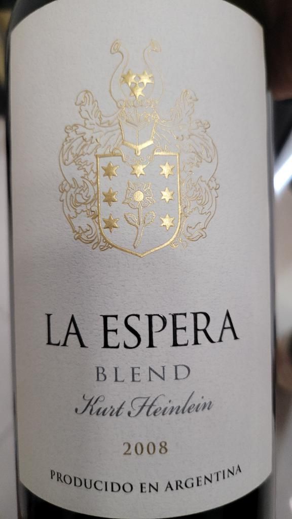 2008 Funckenhausen Gran Reserva Kurt Heinlein La Espera, Argentina ...