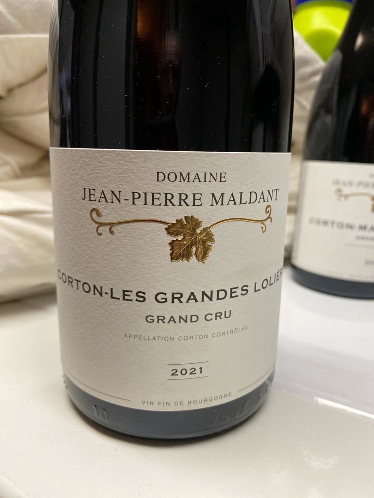 2022 Jean-Pierre Maldant Corton-Les Grandes Lolières, France, Burgundy ...