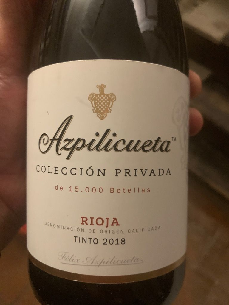 2018 Felix Azpilicueta Martinez Rioja Colección Privada, Spain, La ...