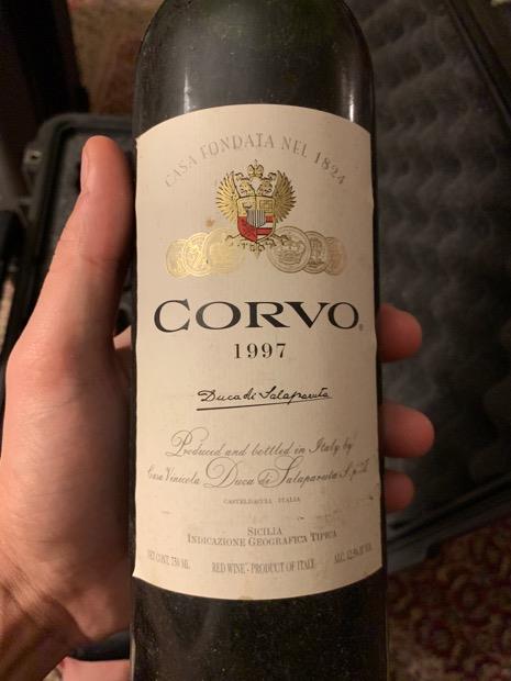 1997 Corvo Sicilia Rosso, Italy, Sicily, Sicilia - CellarTracker