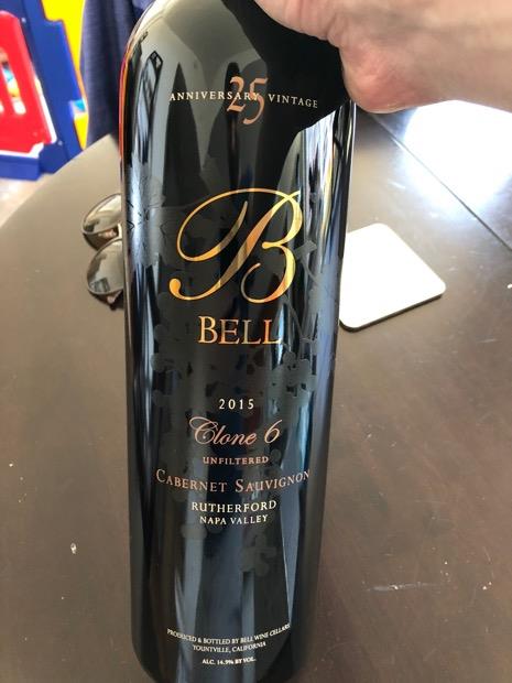 2015 Bell Wine Cellars Cabernet Sauvignon Clone 6, USA, California ...