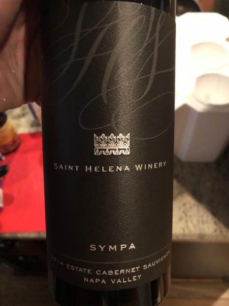 2014 Saint Helena Winery Cabernet Sauvignon Sympa Estate, USA ...