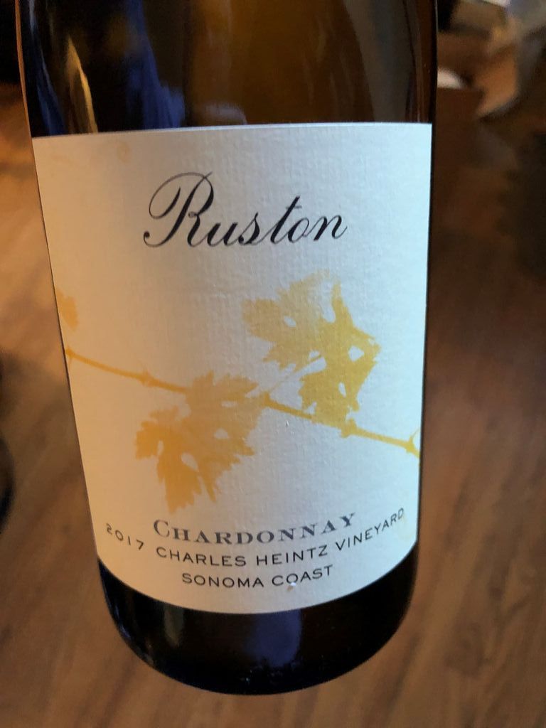 2018 Ruston Family Chardonnay Charles Heintz Vineyard, USA, California ...