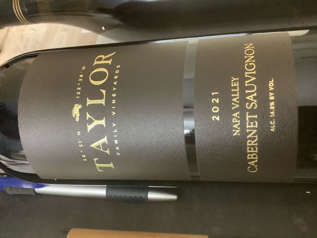 2021 Taylor Family Vineyards Cabernet Sauvignon Estate Reserve, USA ...