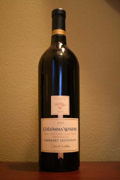 2001 Columbia Winery Cabernet Sauvignon David Lake Signature Series ...