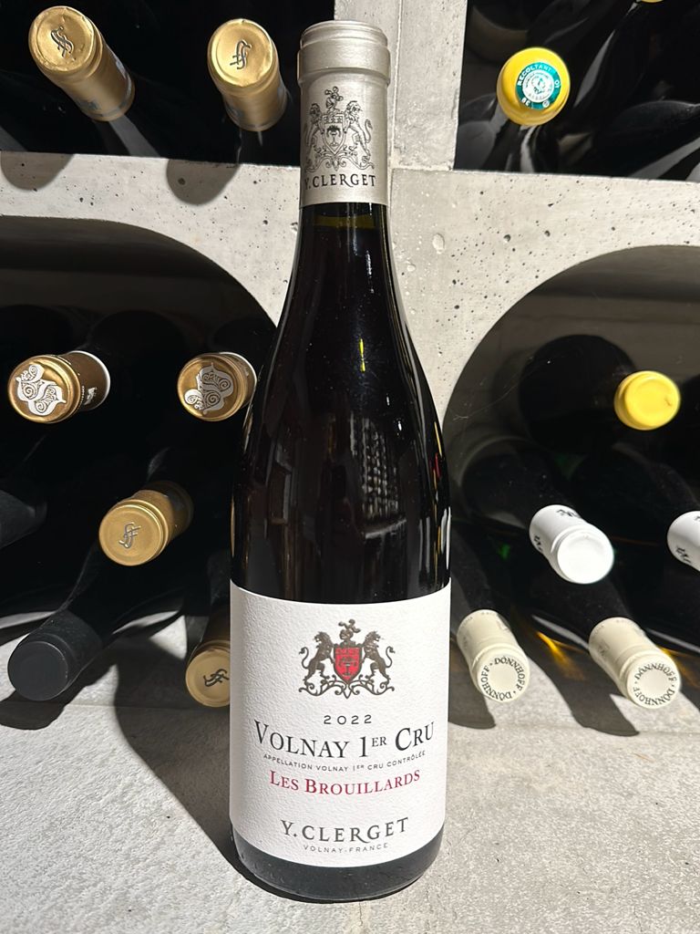 2022 Domaine Y. Clerget Volnay 1er Cru Les Brouillards, France, Burgundy, Côte de Beaune, Volnay ...
