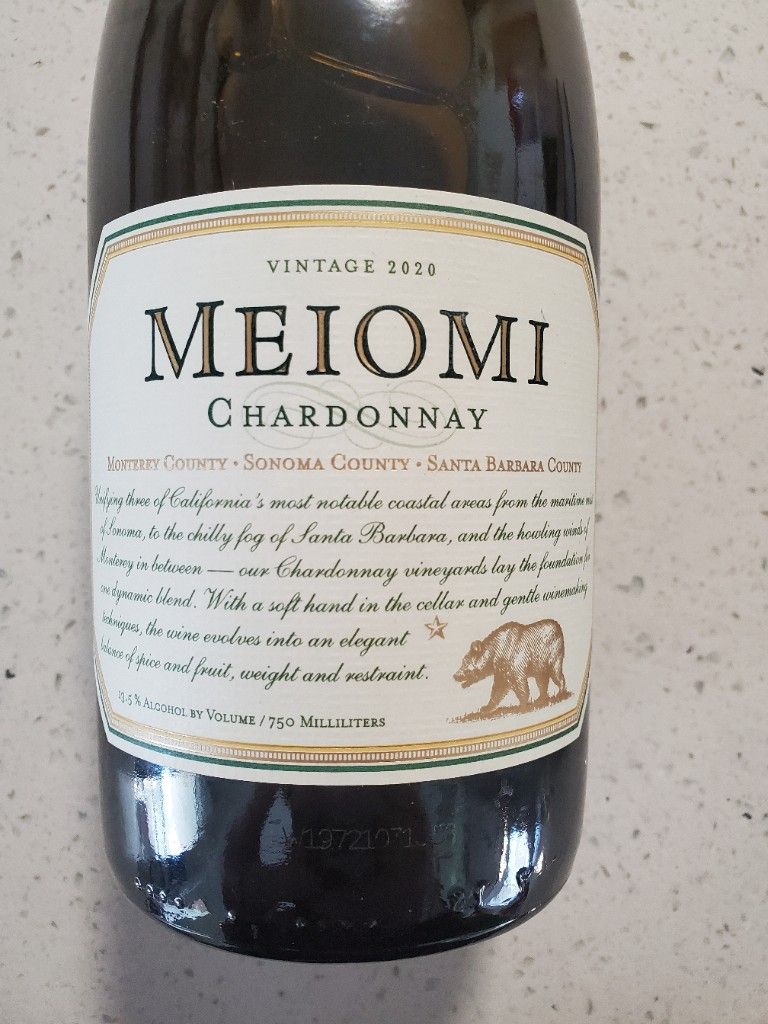 2021 Meiomi Chardonnay, USA, California - CellarTracker