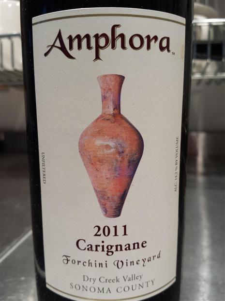 2011 Amphora Winery Carignane A. Forchini, USA, California, Sonoma ...