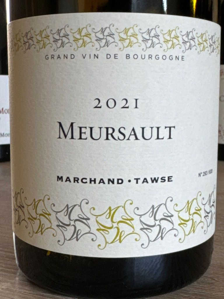 2022 Marchand & Tawse / Pascal Marchand Meursault, France, Burgundy ...