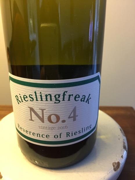 2016 Rieslingfreak Riesling No. 4, Australia, South Australia, Barossa, Eden Valley - CellarTracker