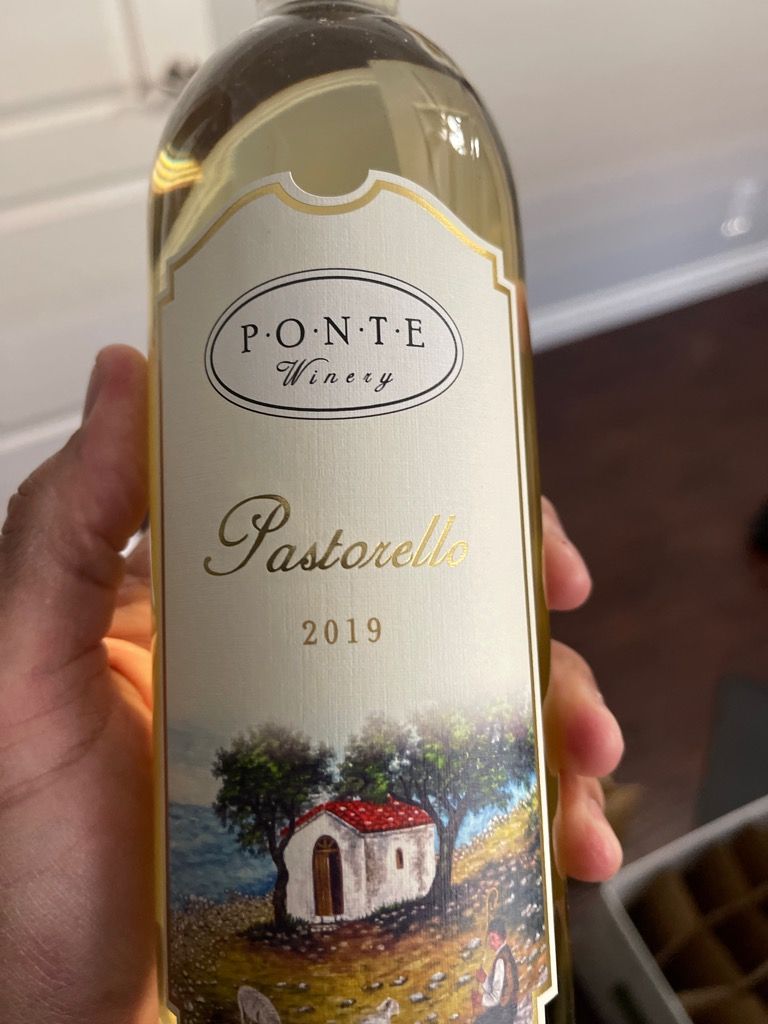 2020 Ponte Winery Pecorino Pastorello, USA, California, South Coast ...