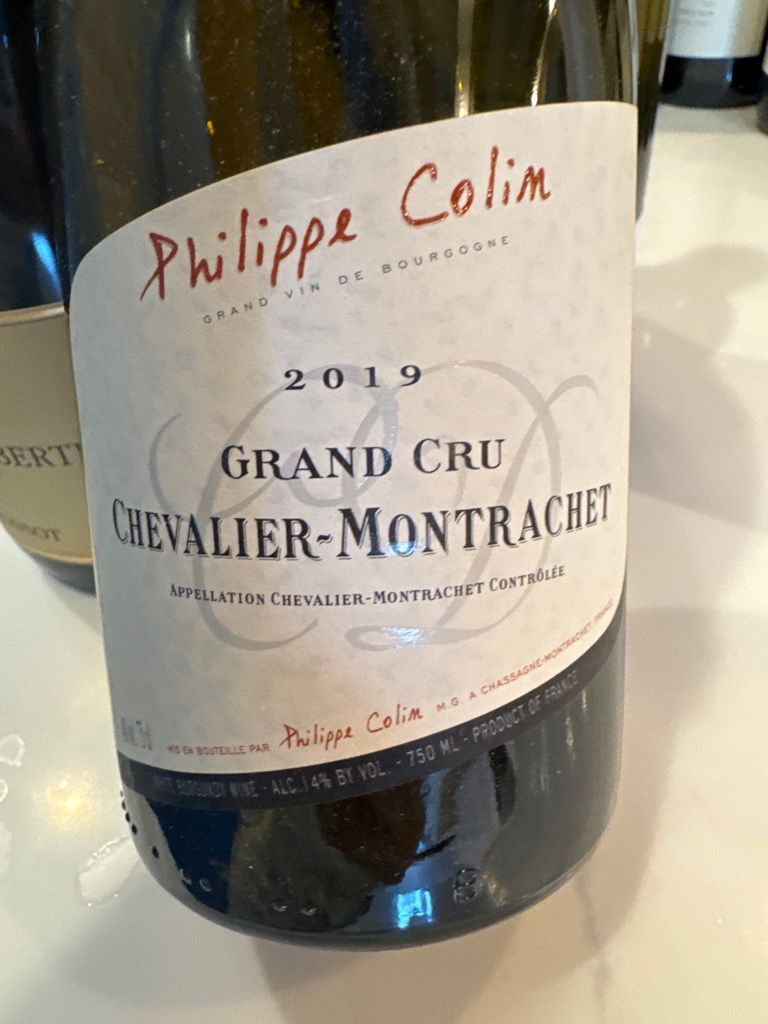2019 Philippe Colin Chevalier-Montrachet, France, Burgundy, Côte de ...