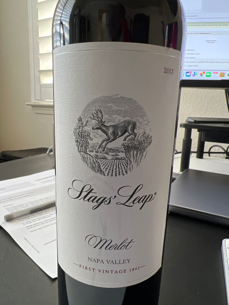 2013 Stag's Leap Wine Cellars Merlot, USA, California, Napa Valley ...