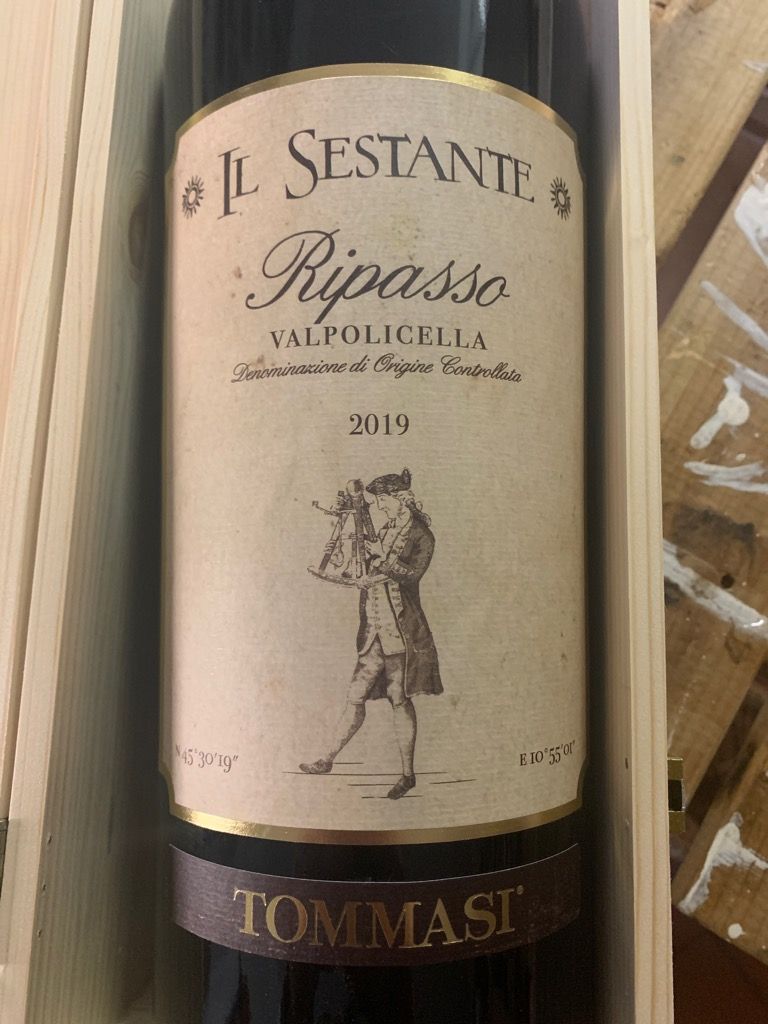 2019 Tommasi Ripasso della Valpolicella Il Sestante, Italy, Veneto ...