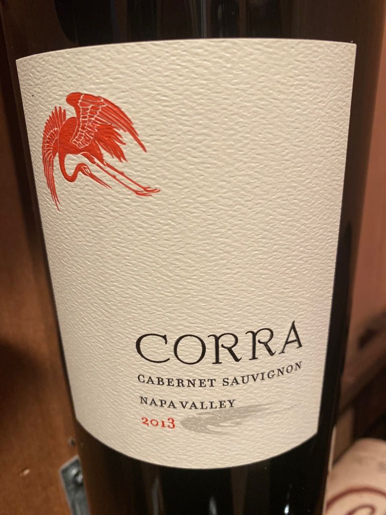 2013 Corra Cabernet Sauvignon, USA, California, Napa Valley - CellarTracker