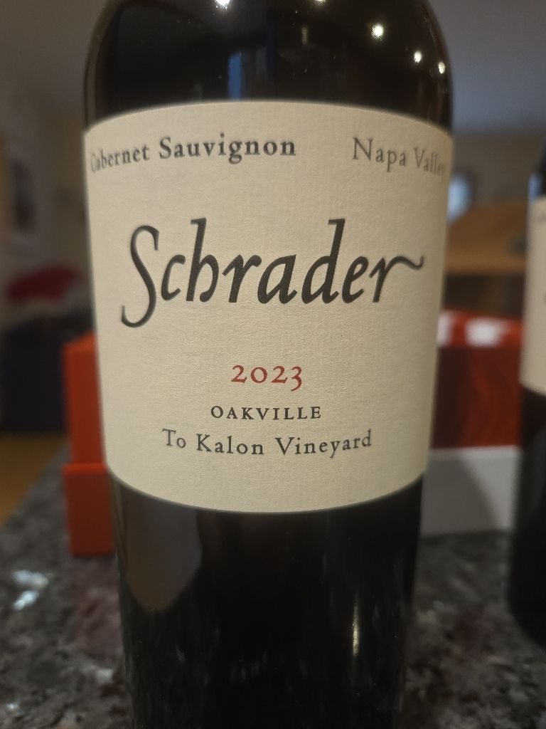 2023 Schrader Cellars Cabernet Sauvignon To-Kalon Vineyard, USA ...