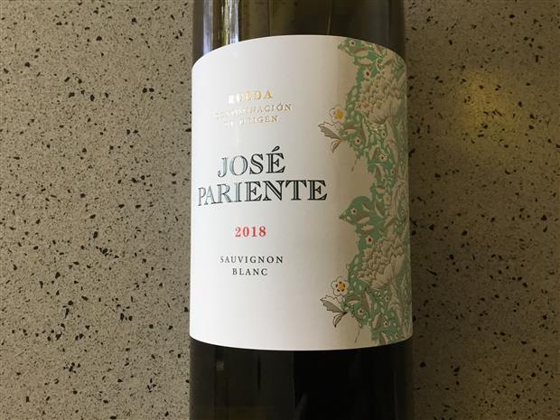 2018 Bodega José Pariente Sauvignon Blanc Rueda, Spain, Castilla y León ...