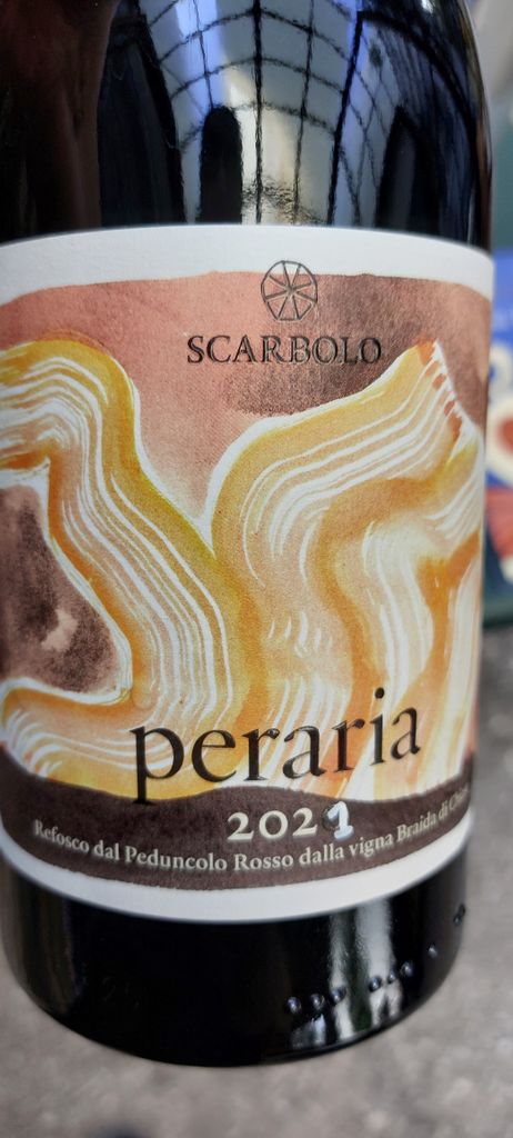 2021 Scarbolo Refosco dal Peduncolo Rosso Peraria, Italy, Friuli ...