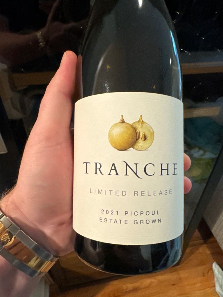 2021 Tranche Cellars Picpoul Blanc, USA, Washington, Columbia Valley ...