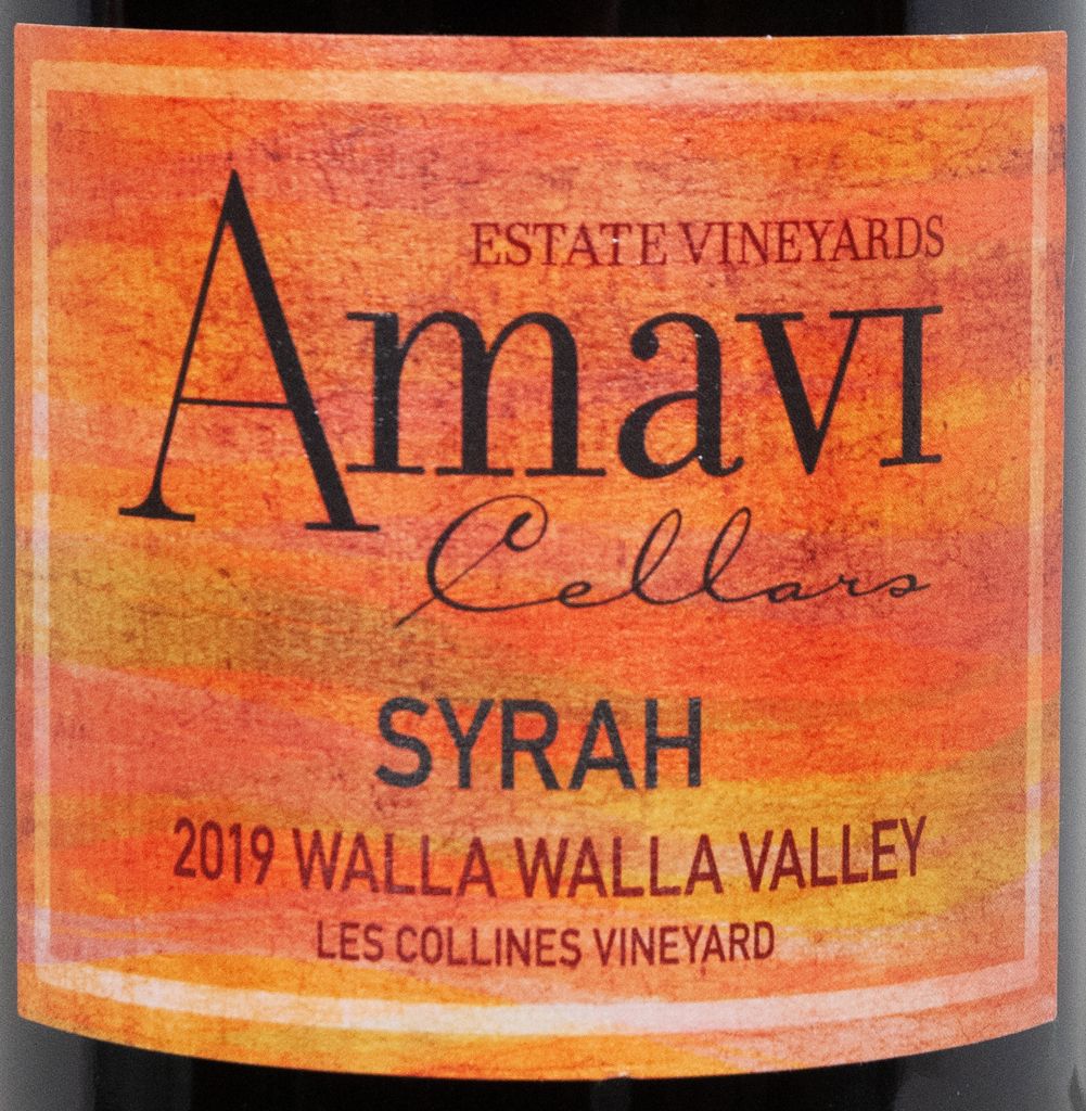 2019 Amavi Cellars Syrah Les Collines Vineyard, USA, Washington ...