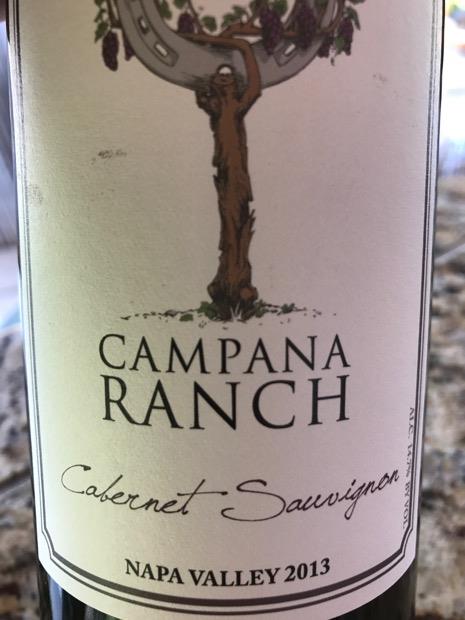 2013 Campana Ranch Cabernet Sauvignon, USA, California - CellarTracker