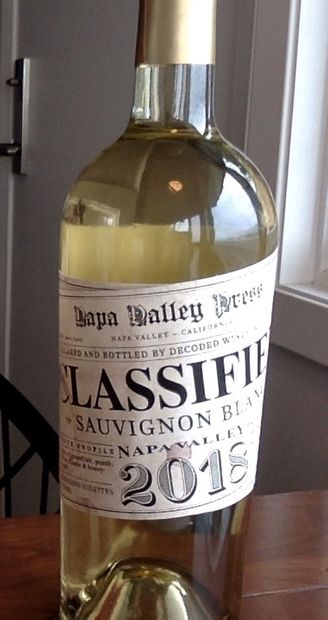 2018 Classified Wine Company Sauvignon Blanc, USA, California, Napa ...