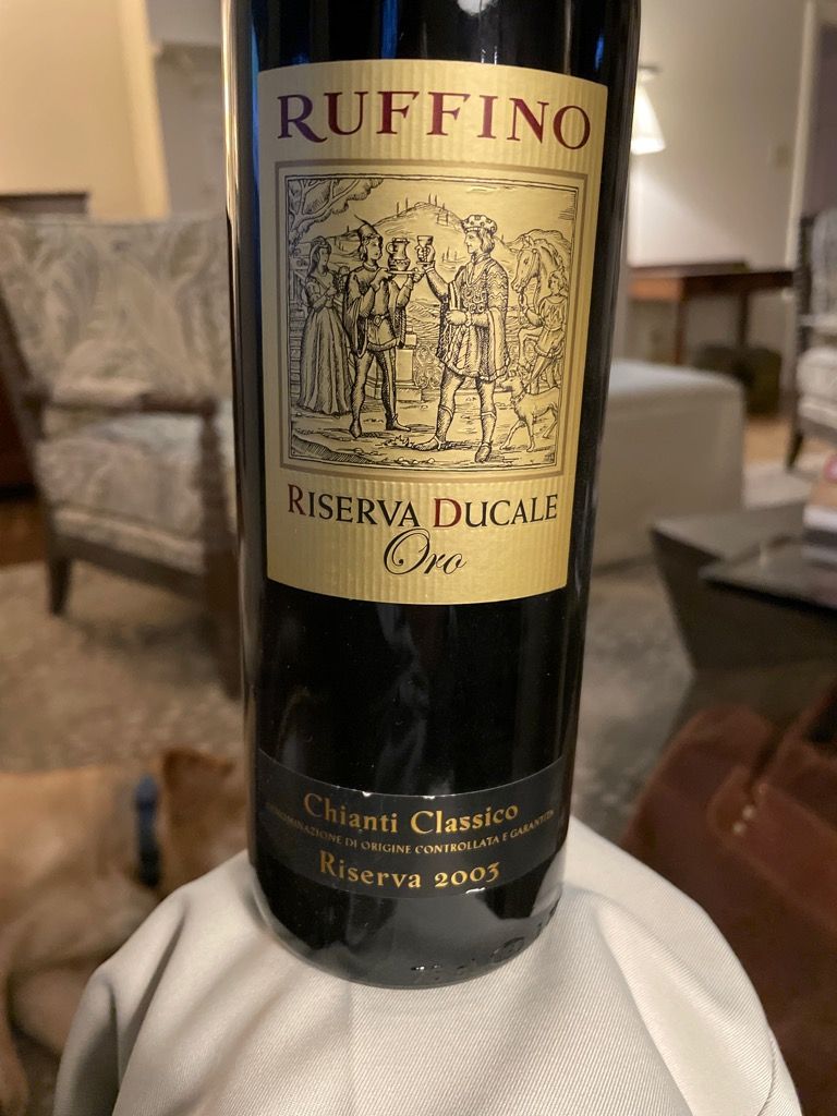 2003 Ruffino Chianti Classico Riserva Ducale, Italy, Tuscany, Chianti ...
