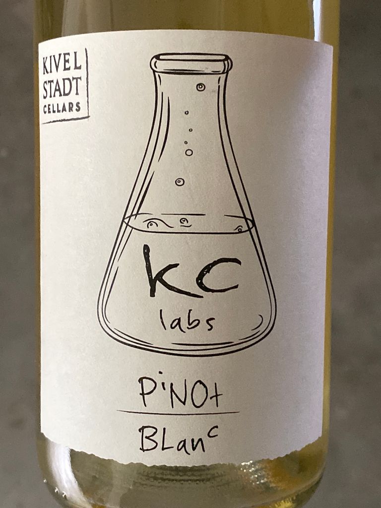 2019 KivelStadt Cellars Pinot Blanc KC Labs Yount Mill Vineyard, USA ...