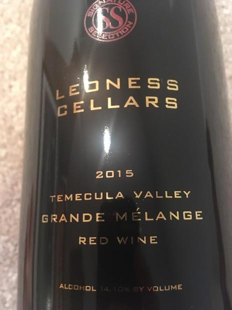 2015 Leoness Cellars Grande Mélange Signature Selection, USA ...