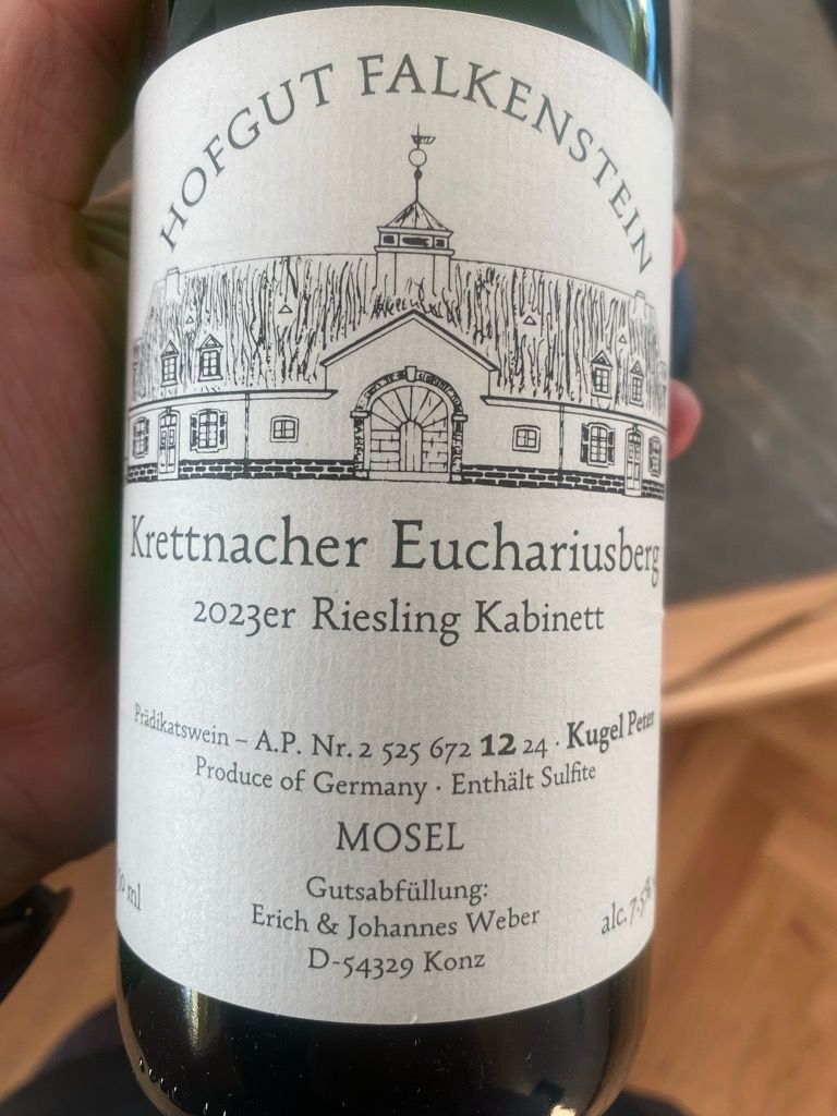 2023 Hofgut Falkenstein Krettnacher Euchariusberg Riesling Kabinett ...