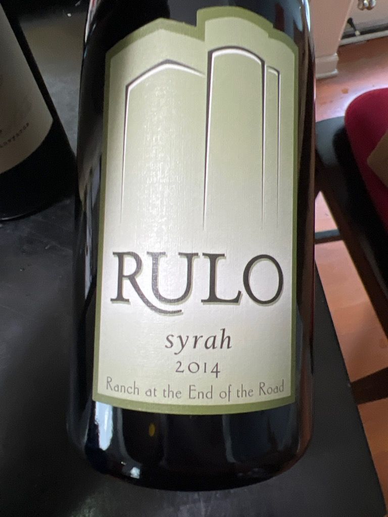 2014 Rulo Syrah, USA, Washington, Columbia Valley, Wahluke Slope ...