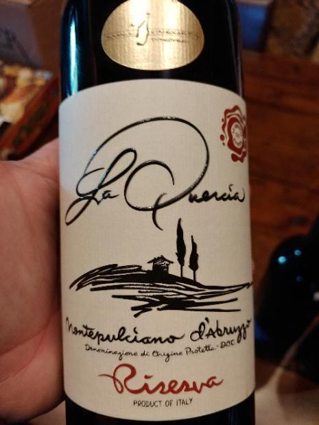 2013 La Quercia Montepulciano d'Abruzzo Riserva, Italy, Abruzzi ...