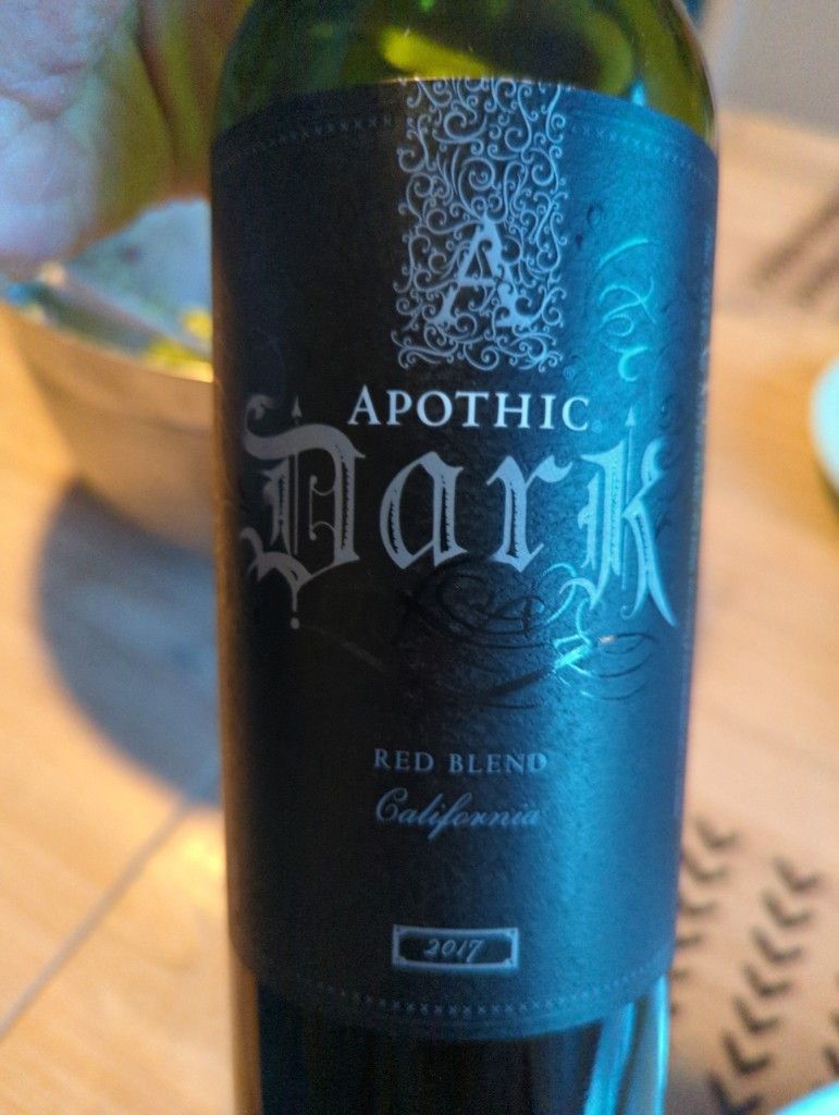 2017 Apothic Dark, USA, California - CellarTracker