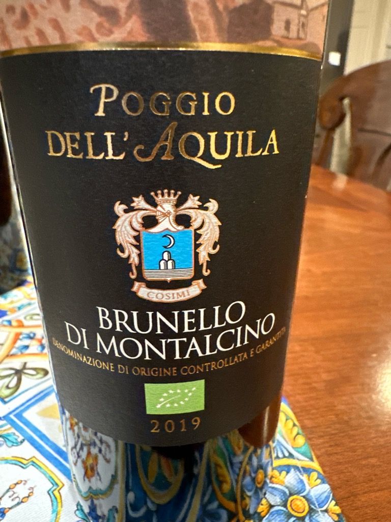 2021 Poggio Dell'Aquila Brunello di Montalcino, Italy, Tuscany ...