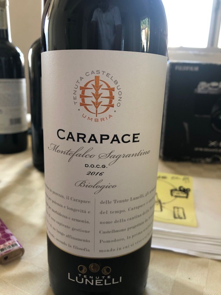 2017 Tenute Lunelli Montefalco Sagrantino Carapace, Italy, Umbria ...