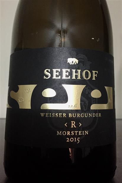 2015 Weingut Seehof Westhofener Morstein Weissburgunder trocken R ...