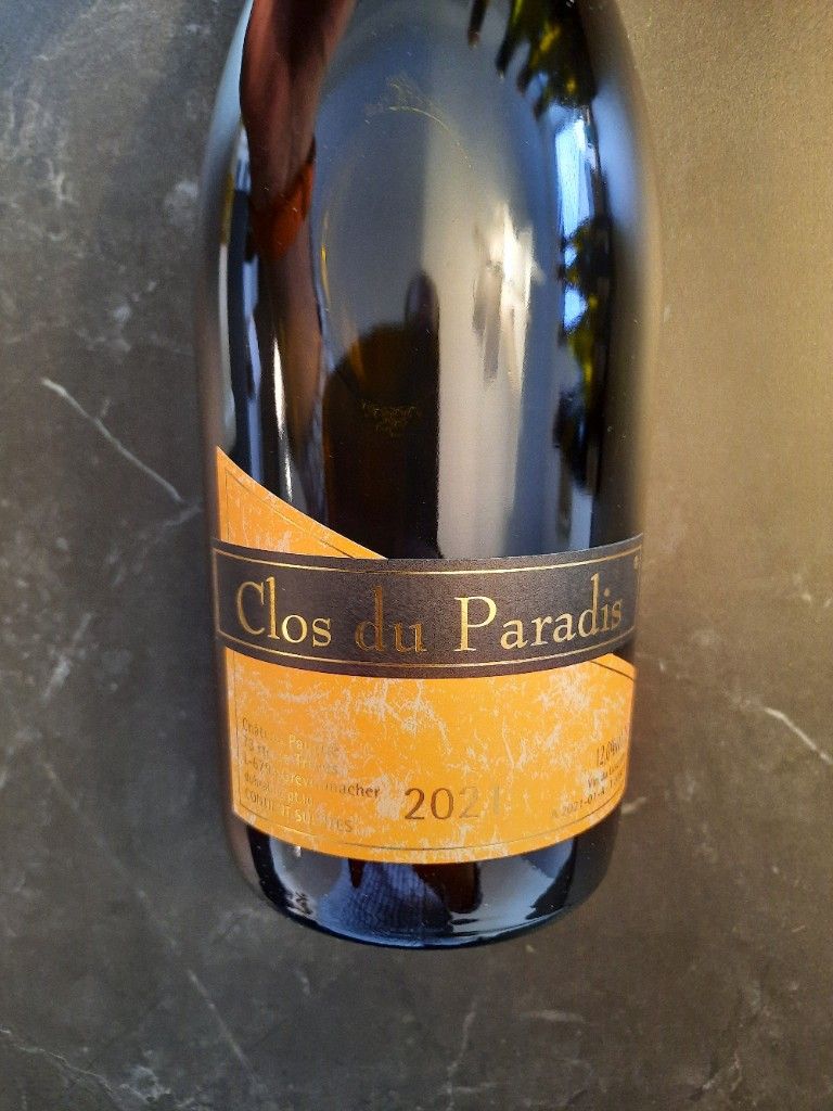 2022 Caves Albert Duhr (Château Pauqué) Auxerrois Blanc Clos du Paradis ...