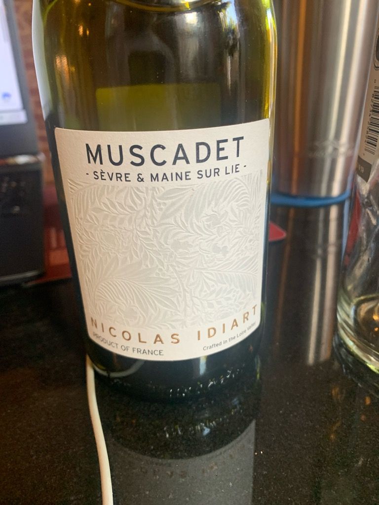 2022 Nicolas Idiart Muscadet de Sèvre-et-Maine sur lie, France, Loire ...