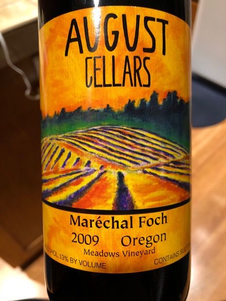 2009 August Cellars Marechal Foch Meadows, USA, Oregon, Willamette ...
